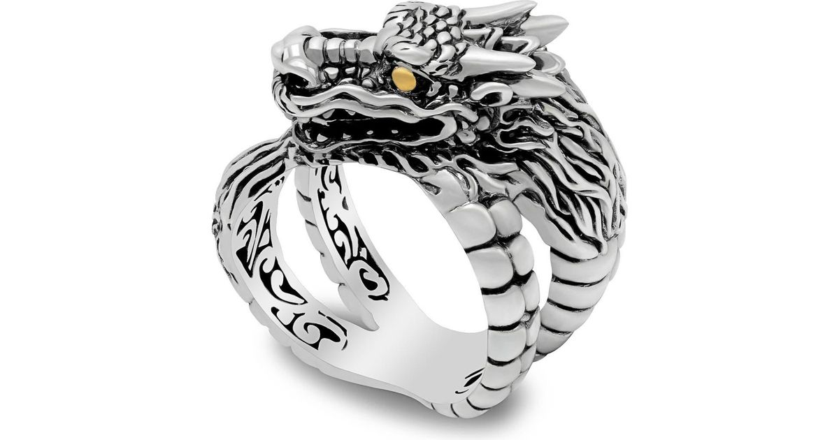 Samuel B. Sterling & 18K Dragon Ring in Metallic | Lyst