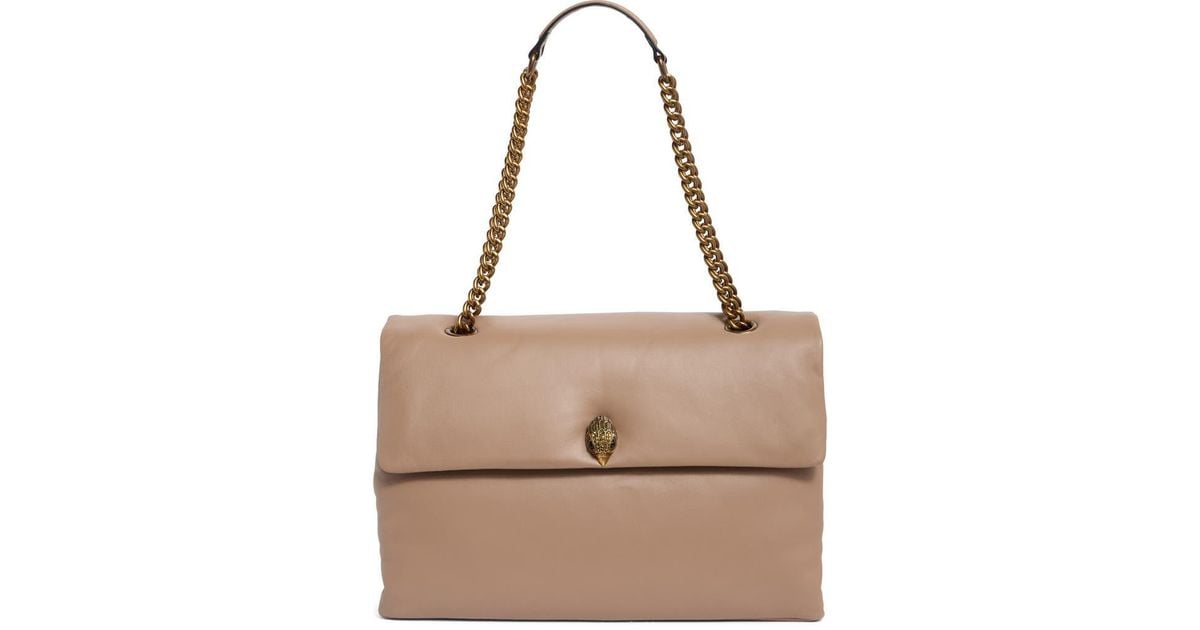 Kurt Geiger Xxl Kew Leather Bag in Brown | Lyst