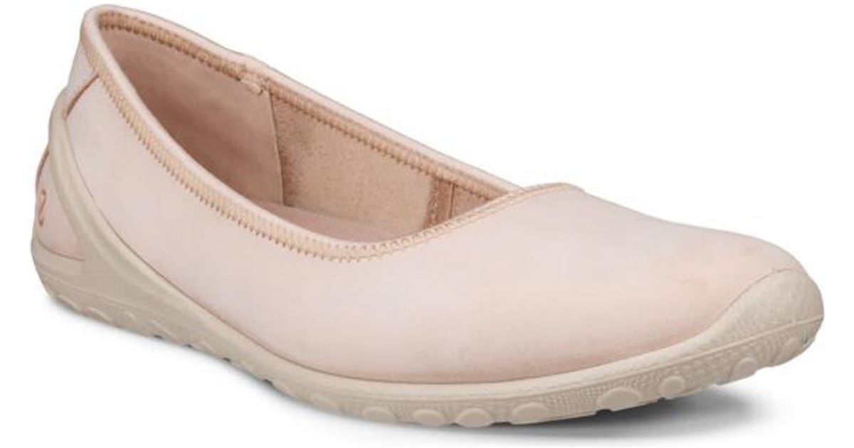 Ecco Biom Lite Skimmer Flat in Pink | Lyst