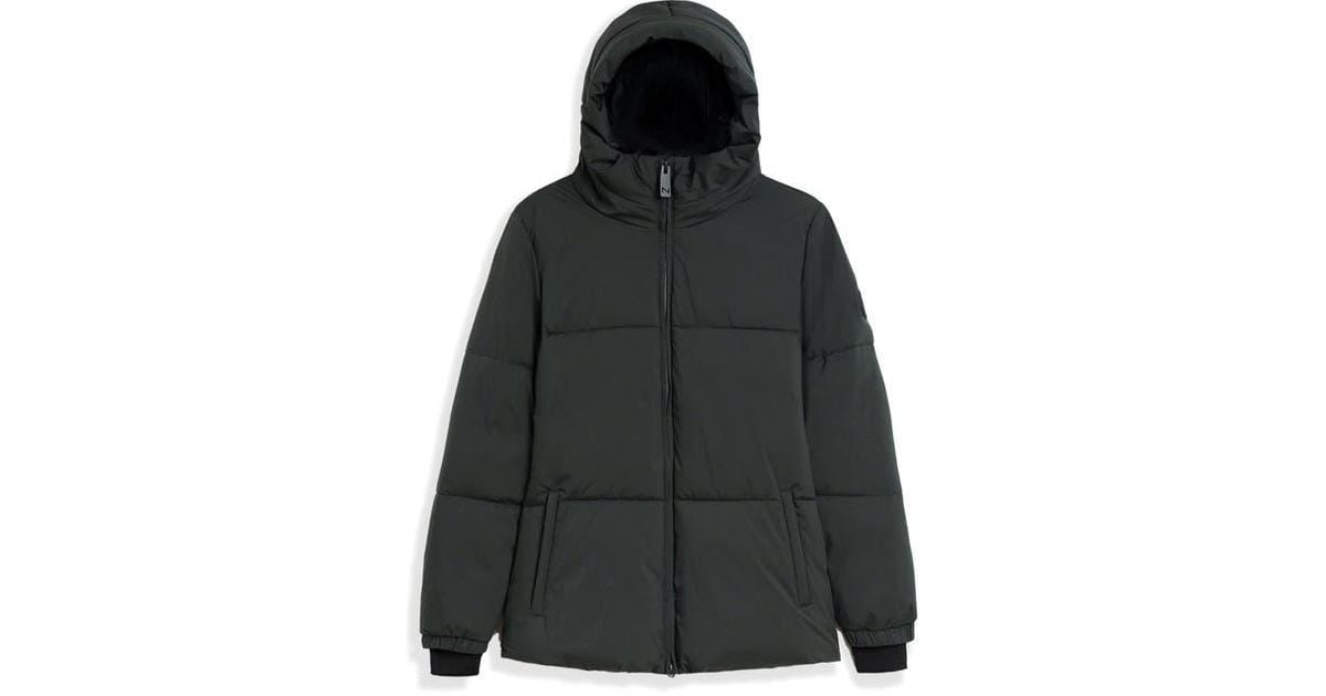 Noize Stacy Water Resistant Hooded Puffer Jacket in Black | Lyst