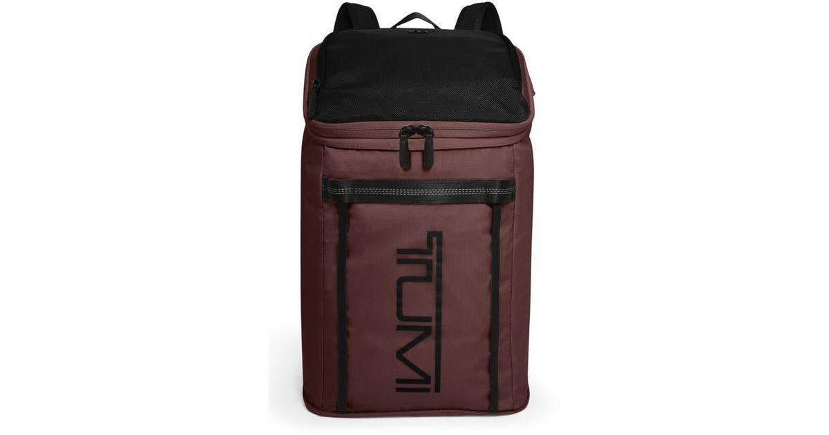 Tumi Alpha Bravo Packable Backpack in Brown for Men | Lyst