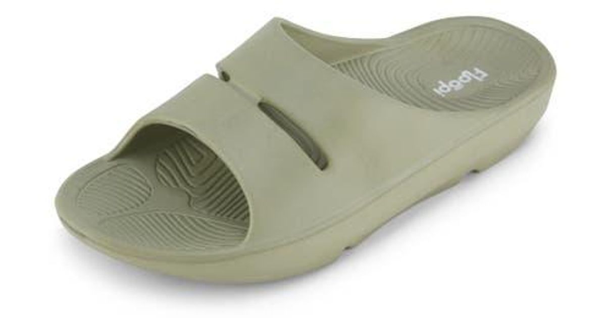 FLOOPI Sophie Comfort Slide Sandal in Green | Lyst