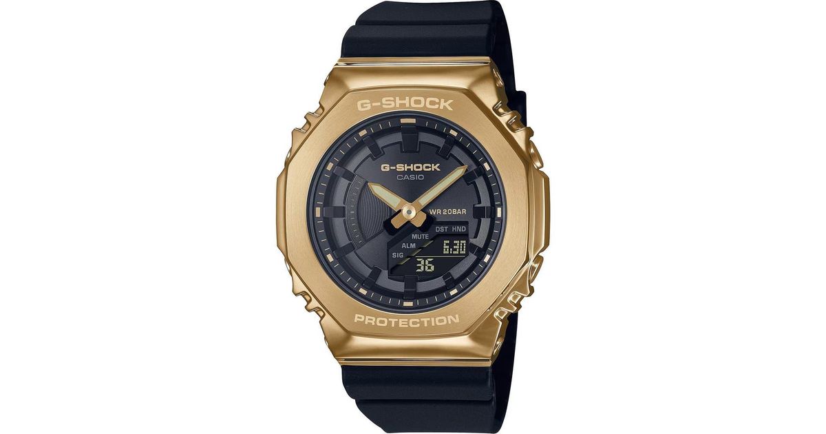 G-Shock Casio Analog-Digital Watch, 40.4Mm in Black | Lyst