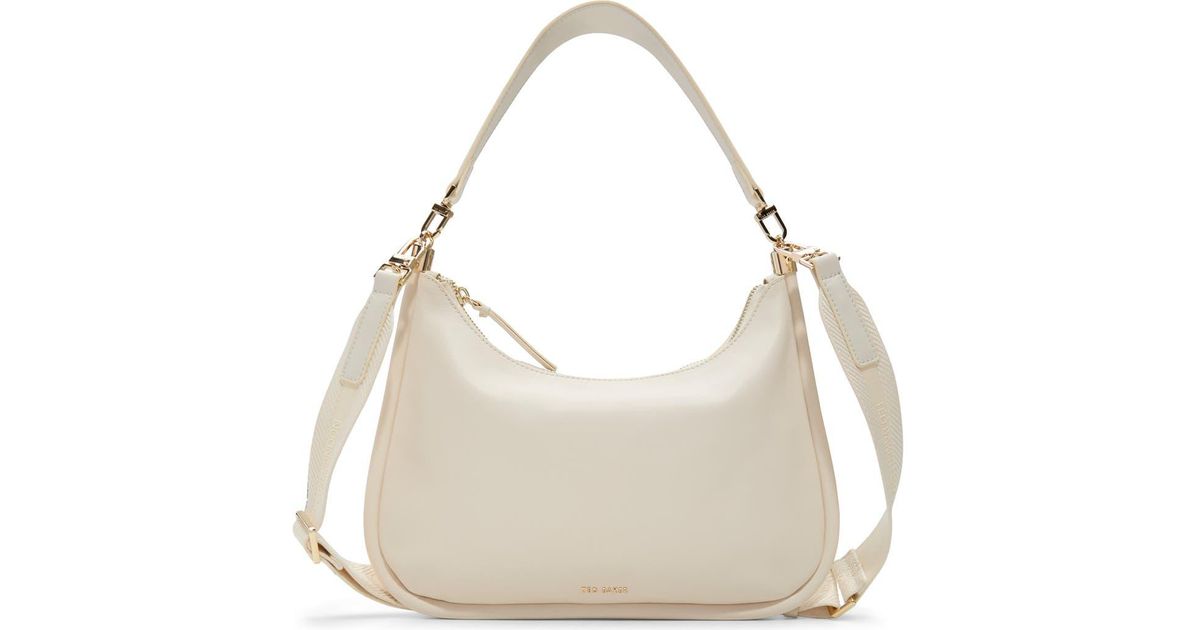 Ted Baker Neve Shoulder Bag in Natural | Lyst