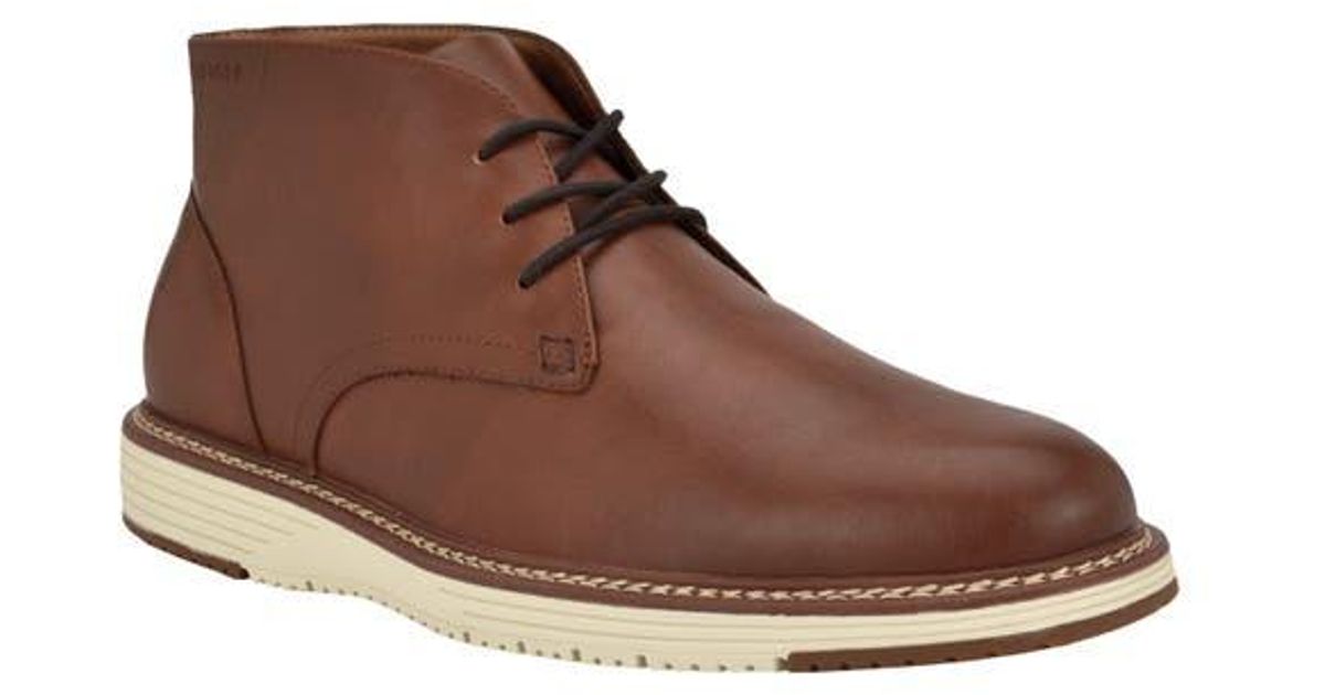 Tommy Hilfiger Harbin Chukka Boot in Brown for Men | Lyst