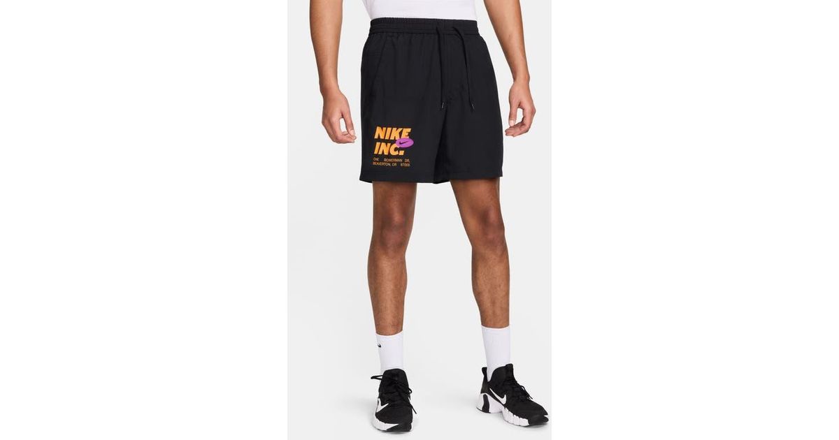 Nike Dri-Fit Form Fitness Shorts in Blue for Men | Lyst