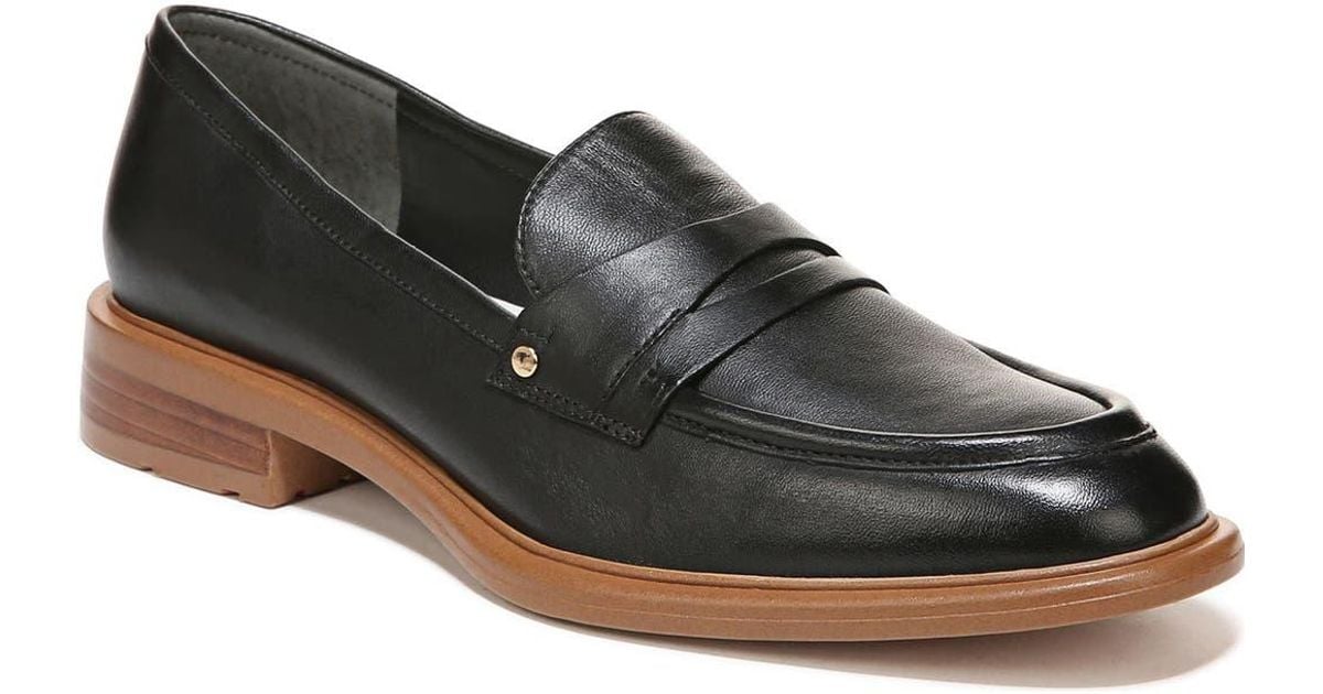 Franco Sarto Edith Penny Loafer in Black | Lyst