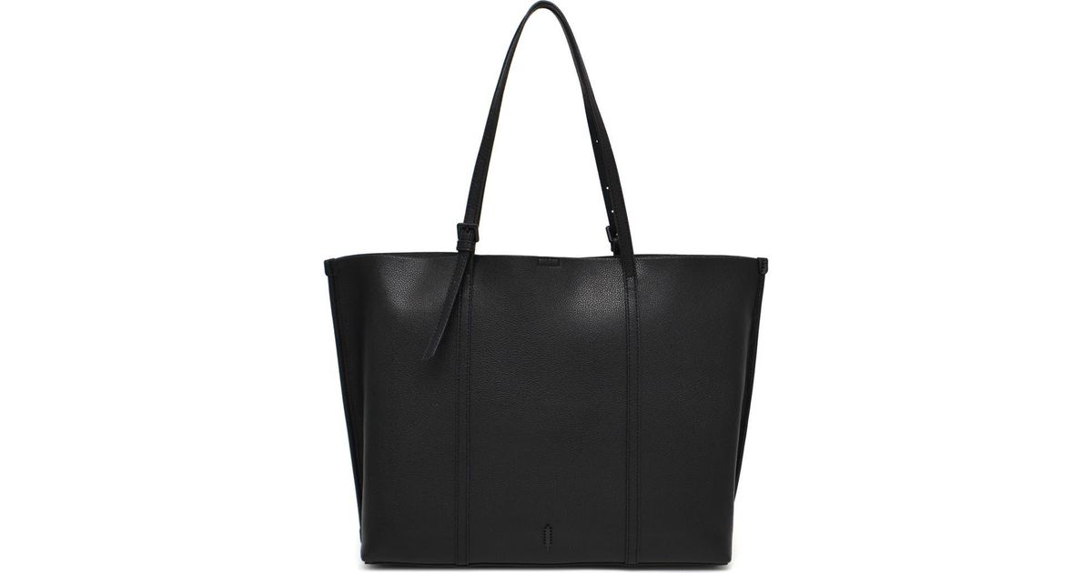 thacker Kay Leather Tote in Black | Lyst