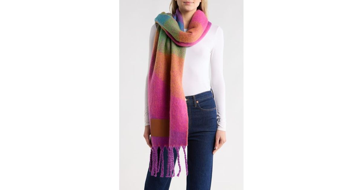 Kurt Geiger Neon Wave Scarf | Lyst