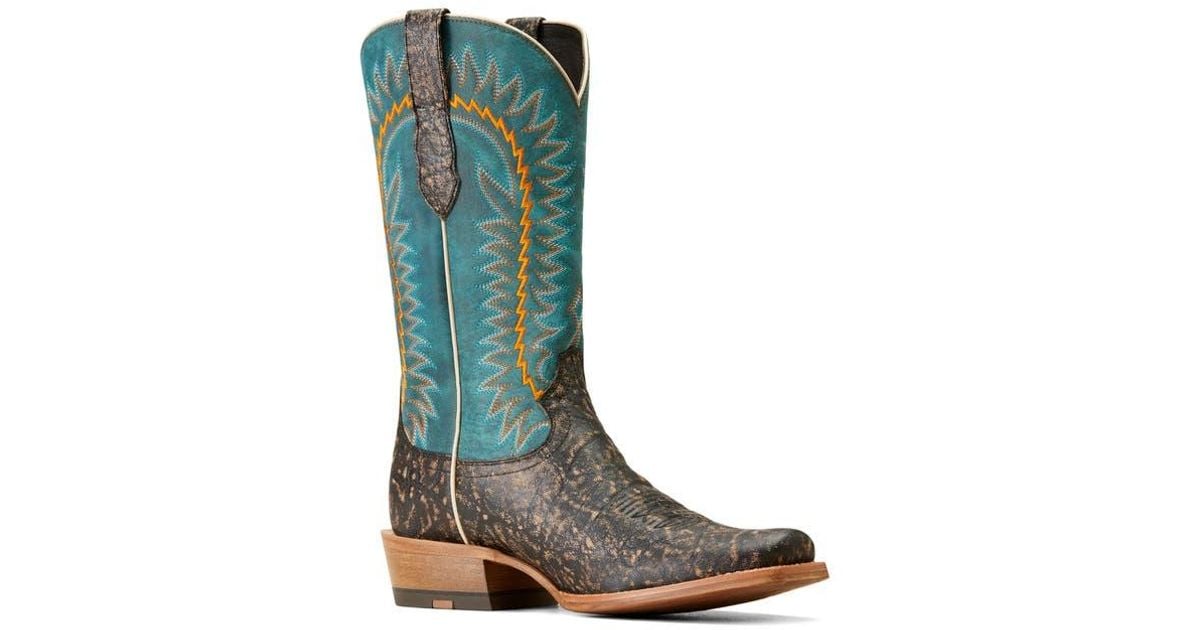Ariat Futurity Time Western Boot in Green for Men | Lyst