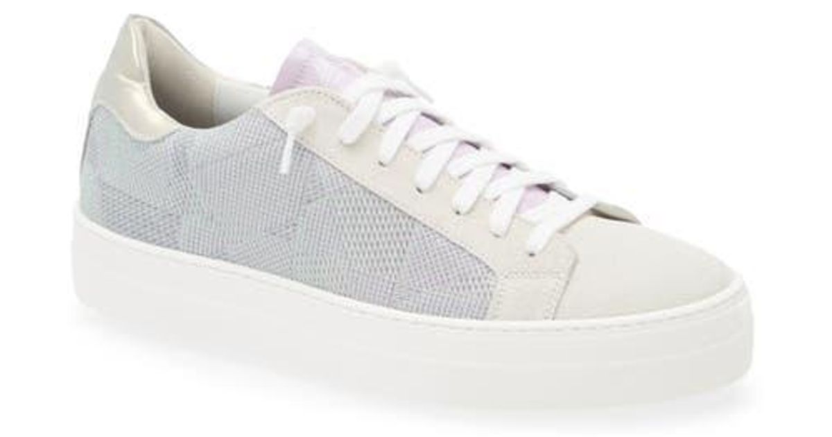 P448 Thea Platform Sneaker in White | Lyst