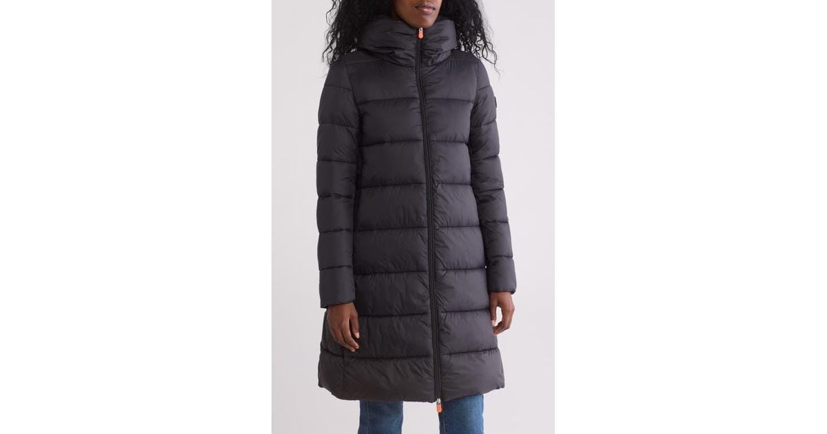 Save The Duck Rita Water Repellent Puffer Jacket in Blue | Lyst