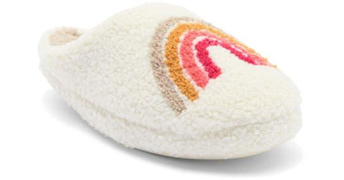 Joe Boxer Faux Shearling Clog Slipper in Pink | Lyst