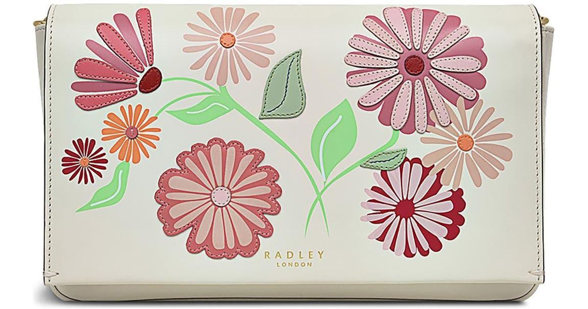 Radley Columbia Grove Floral Crossbody Bag in Pink | Lyst