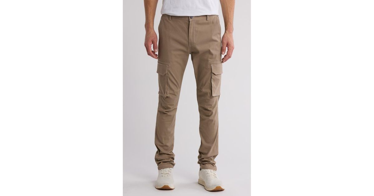 American Stitch Stitched Twill Cargo Pants in Natural for Men | Lyst