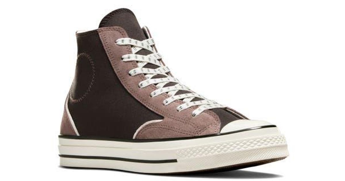 Converse Chuck Taylor Mixed Media High Top Sneaker in White for Men | Lyst