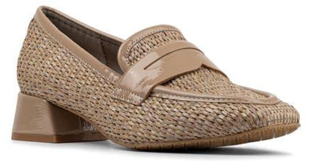 Donald J Pliner Penny Loafer Pump in Brown | Lyst