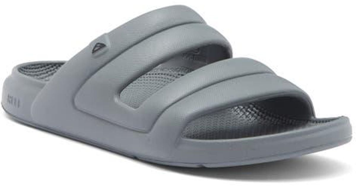Reef Oasis Slide Sandal in Gray for Men | Lyst