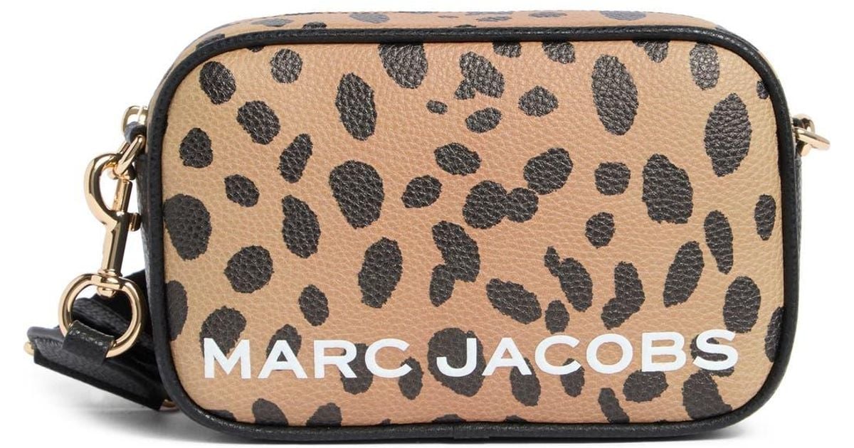 Marc Jacobs Cheetah Bold Flash Camera Bag in Brown | Lyst