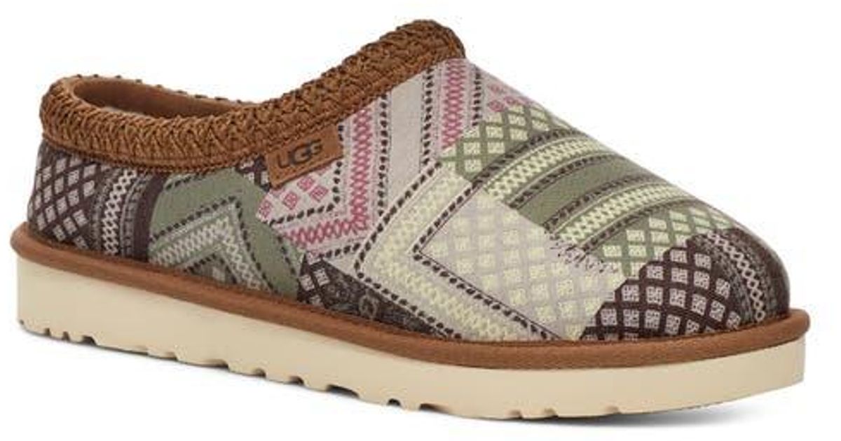 UGG Tasman Taz Patchwork Slipper in Brown for Men | Lyst