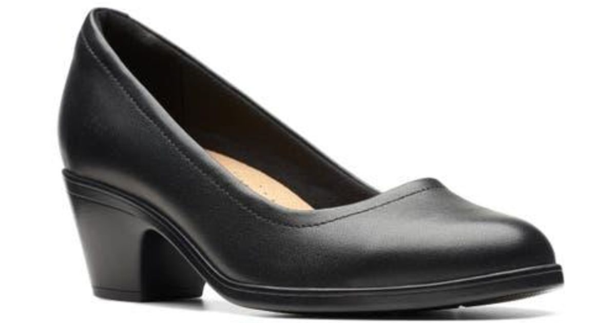 Clarks Emily 2 Ruby Pump in Black | Lyst