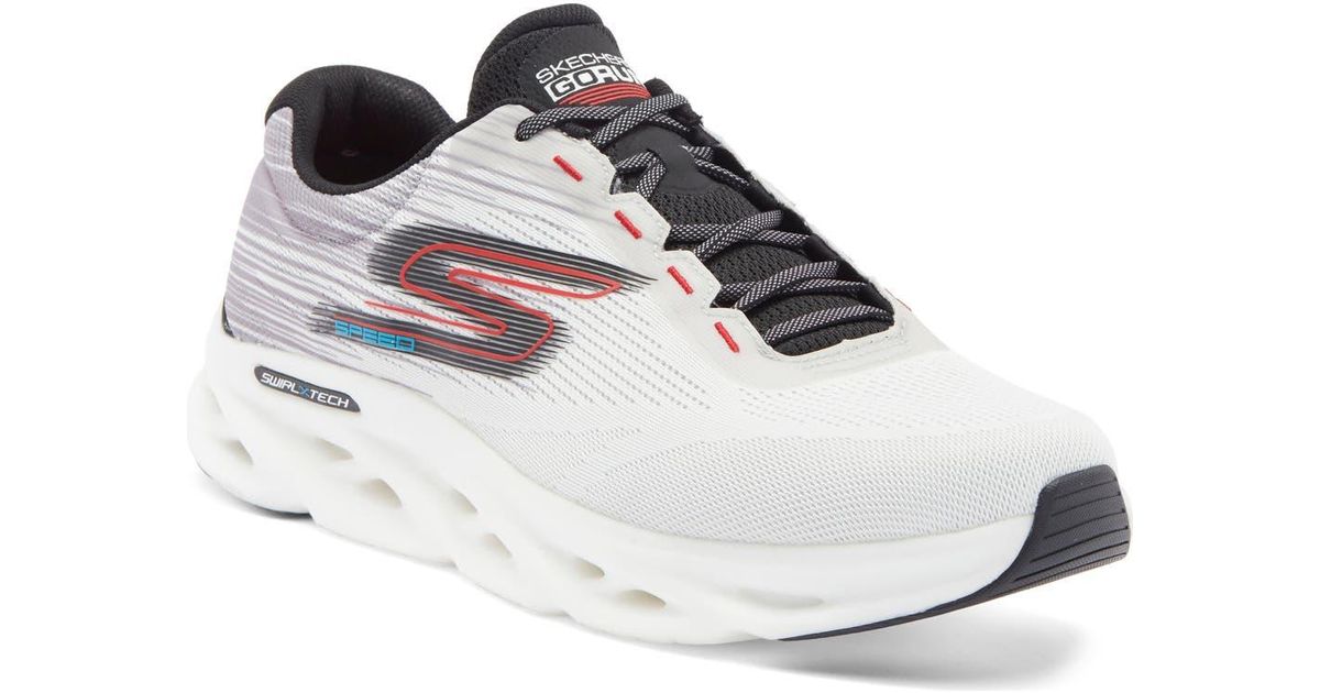 Skechers Go Run Swirl Tech Speed Sneaker in White for Men | Lyst