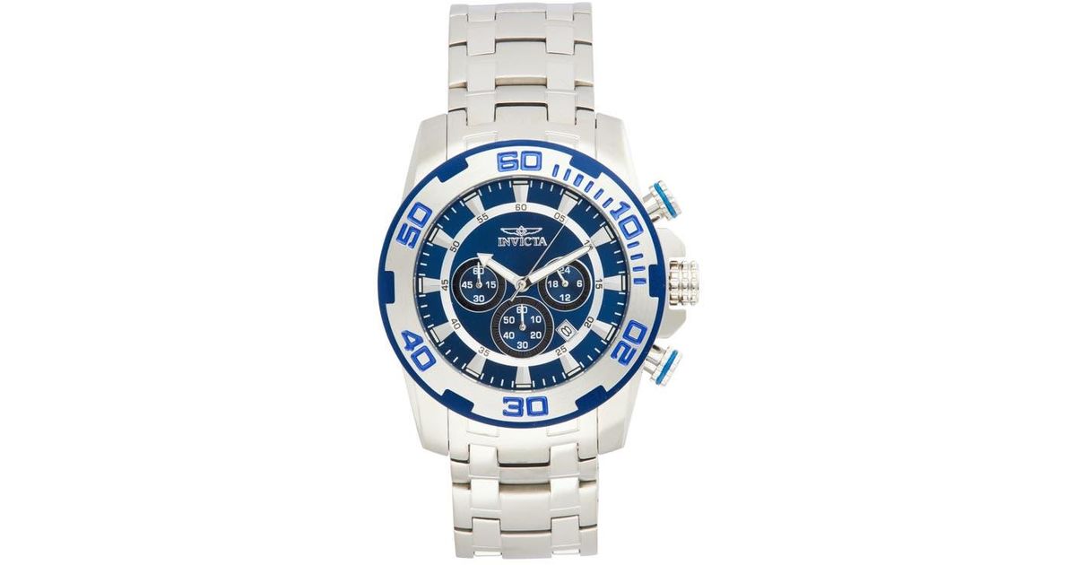 INVICTA WATCH Pro Diver Quartz Bracelet Watch, 50Mm X 14.5Mm in Blue ...