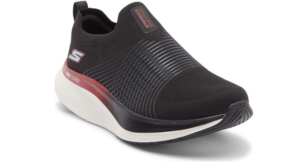 Skechers Go Walk Max Walker Slip-On Sneaker in Black for Men | Lyst