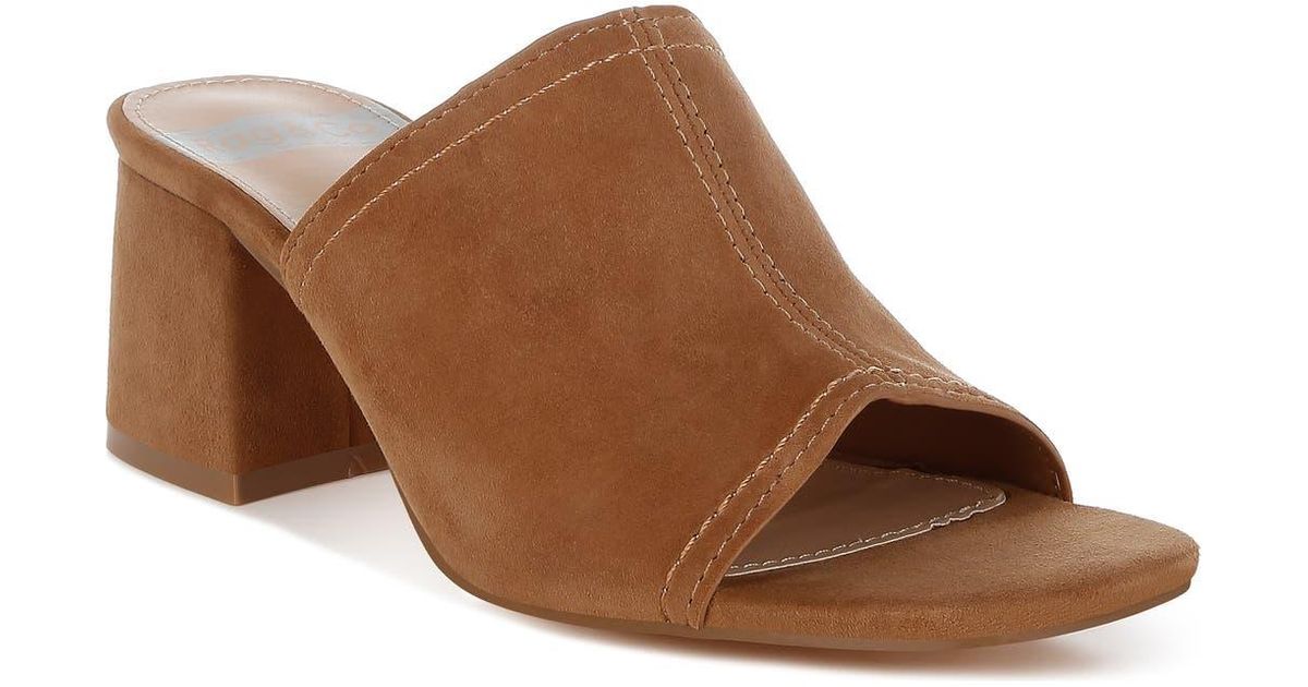 Rag & Co Citarum Slide Sandal in Brown | Lyst