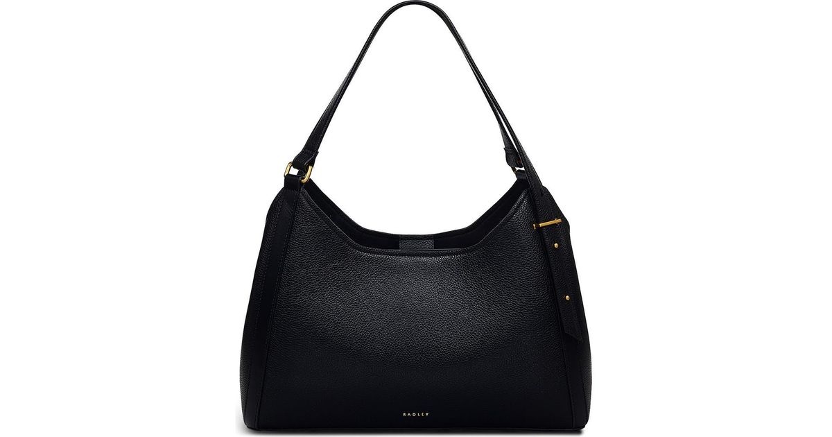 Radley Medium Clarendon Row Zip Crossbody Bag in Black | Lyst
