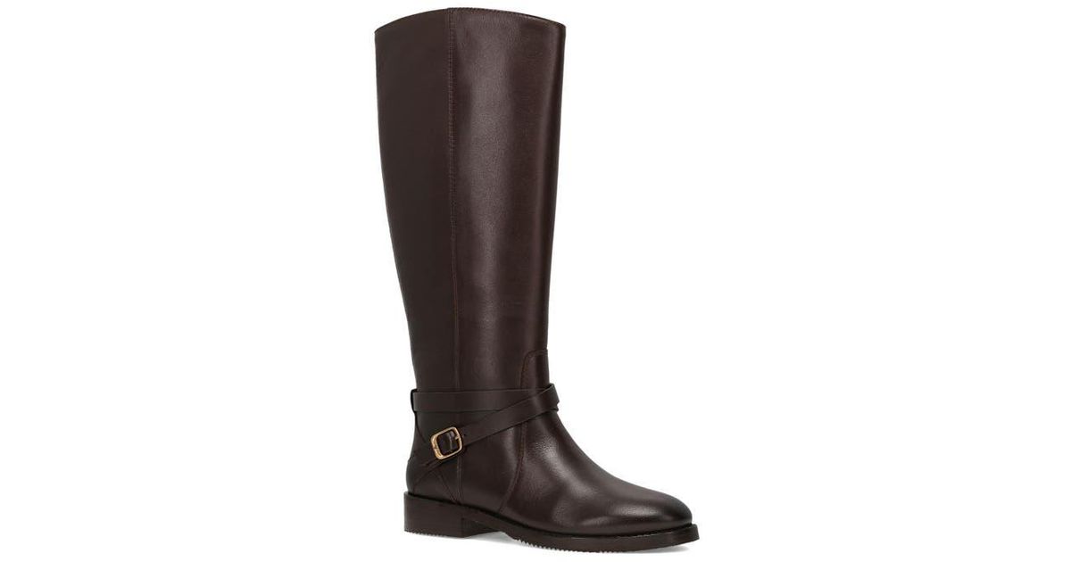 Frye Melissa Button Knee High Riding Boot in Brown | Lyst