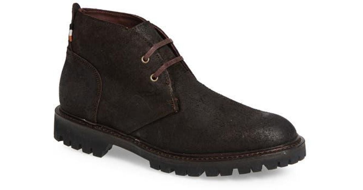 Allen Edmonds Chandler Lug Chukka Boot in Black for Men | Lyst