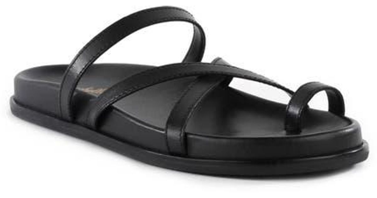 Seychelles Highline Slide Sandal in Black | Lyst