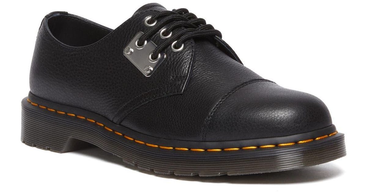 Dr. Martens 1461 Combs Cap Toe Derby in Black for Men | Lyst