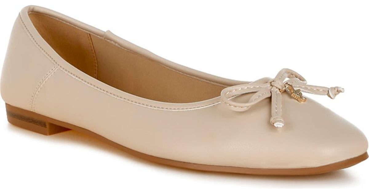 LONDON RAG Enchanted Ballet Flat in White | Lyst
