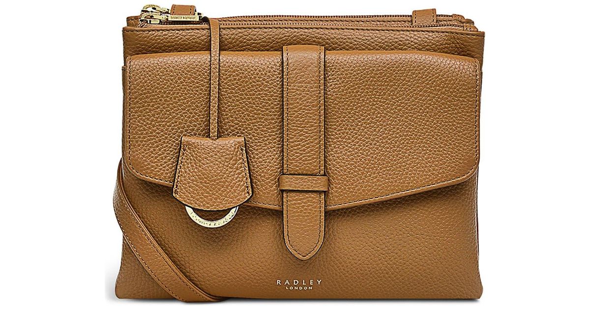 Radley Foresters Leather Crossbody Bag in Brown | Lyst