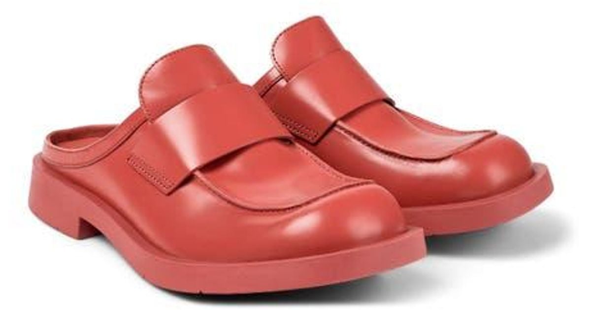 CAMPERLAB 1978 Mil Loafer Mule in Red | Lyst