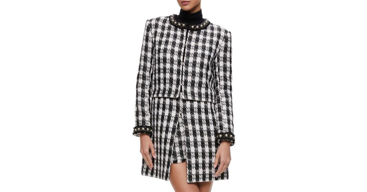 Alice + Olivia Deon Two-Piece Blazer in Black | Lyst