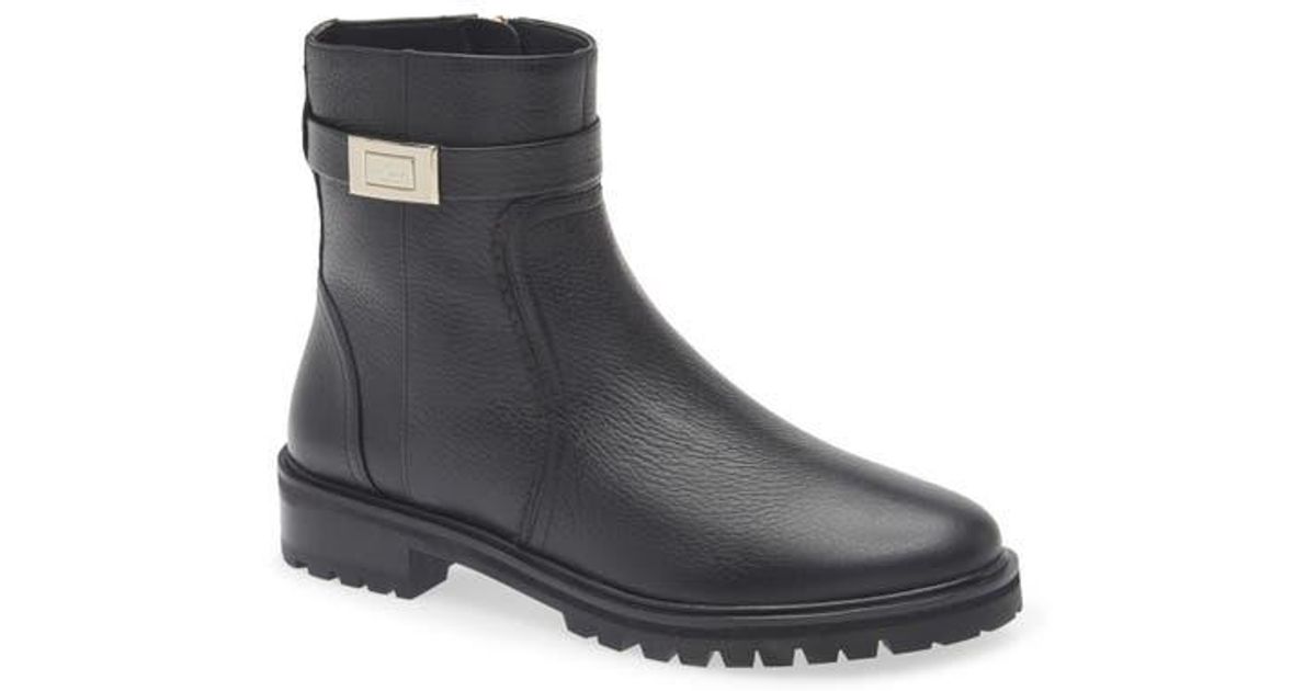 Kate Spade Dani Lug Sole Bootie in Black | Lyst