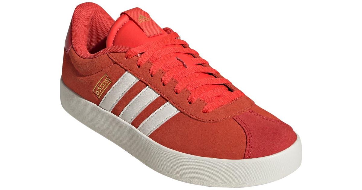 adidas Vl Court 3.0 Sneaker in Red for Men | Lyst