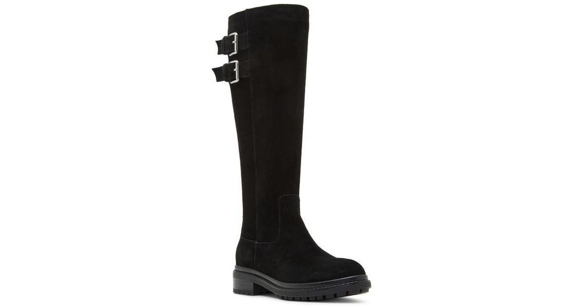 Blondo Waterproof Knee-High Lug Boots in Black | Lyst