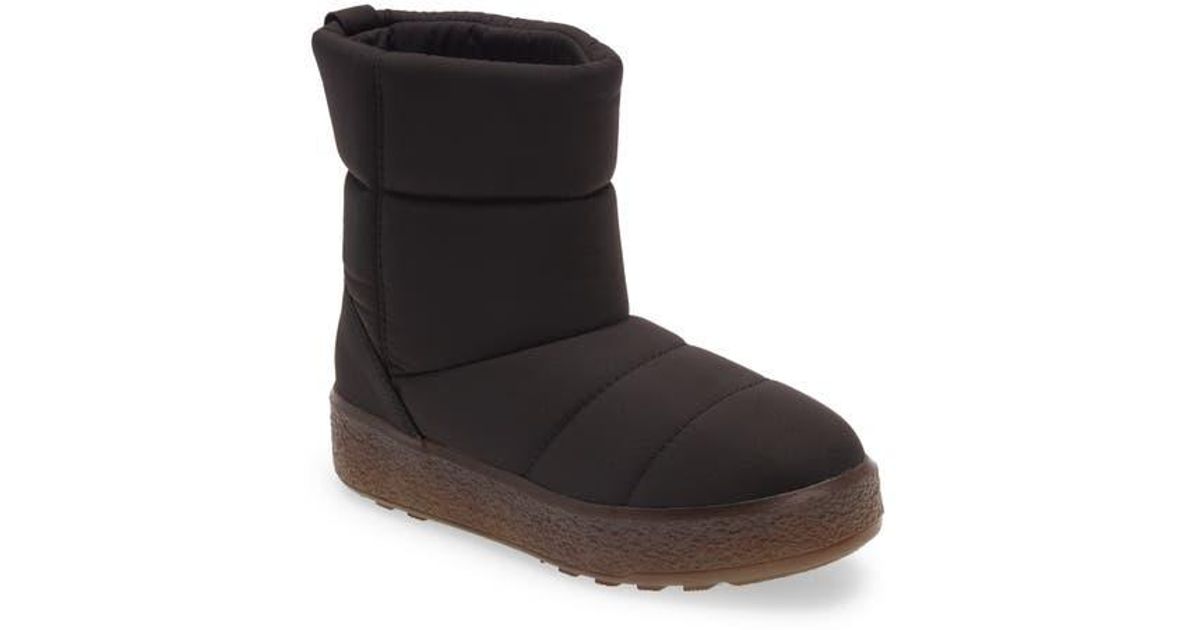 Madewell The Toasty Puffer Boot in Black | Lyst