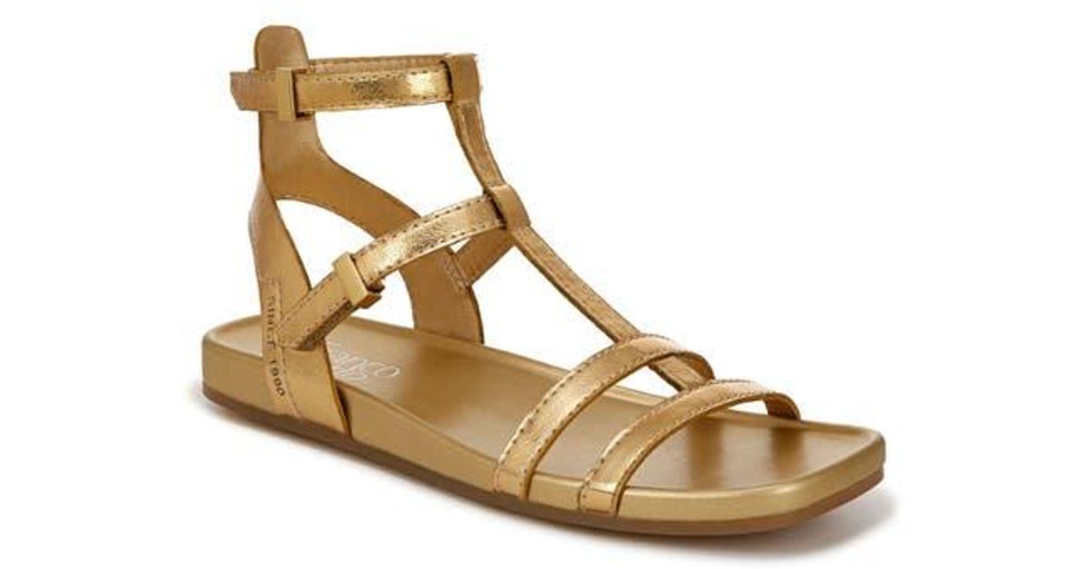 Franco Sarto Evan Sandal in Natural | Lyst