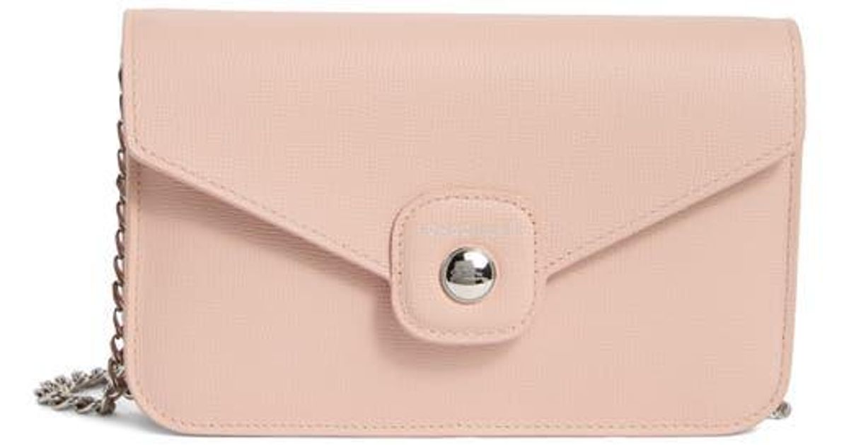 Longchamp Wallet On A Chain Crossbody Bag in Pink | Lyst