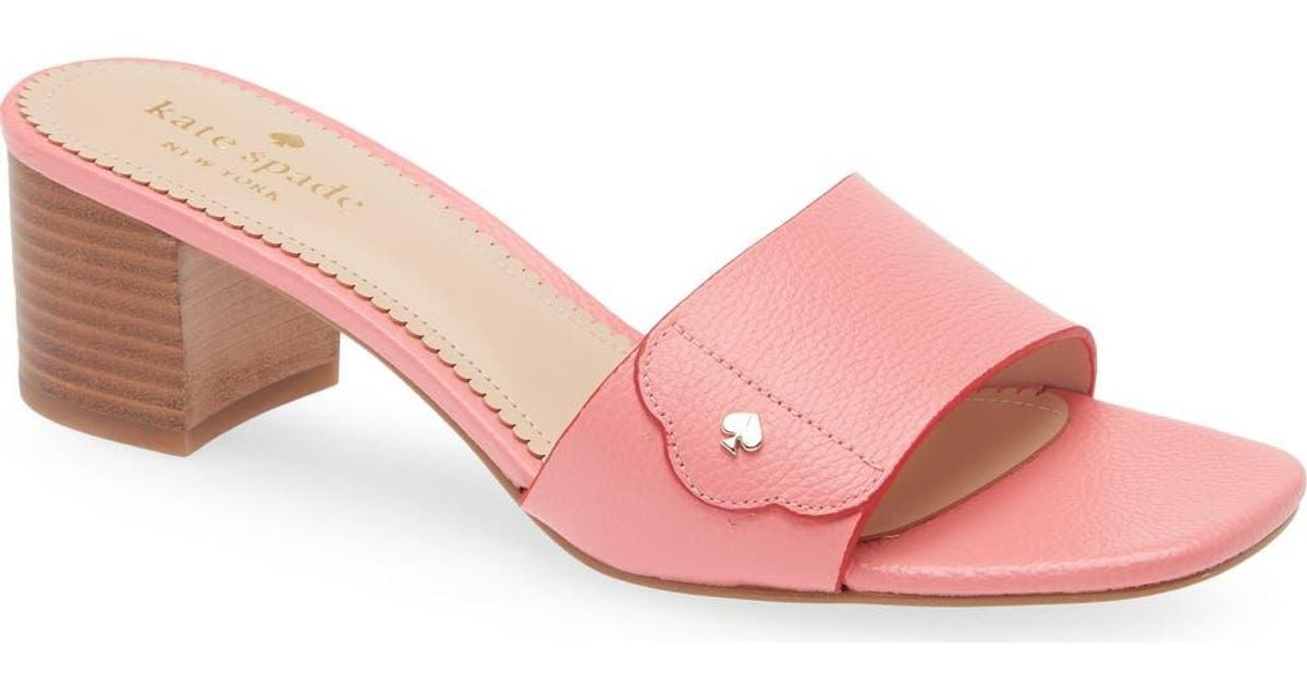 Kate Spade Groove Slide Sandal in Pink | Lyst