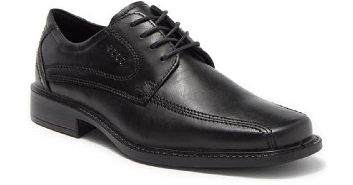 Ecco New Jersey Bike Toe Oxford in Black for Men | Lyst