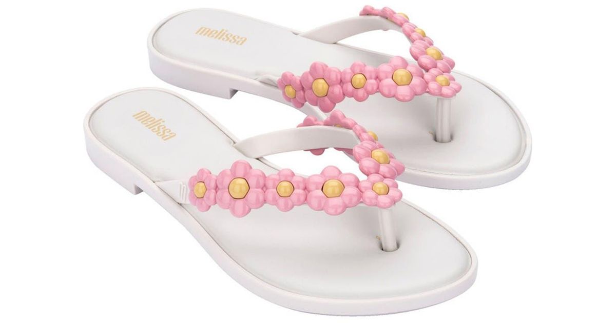 Melissa Spring Flip Flop in Pink | Lyst
