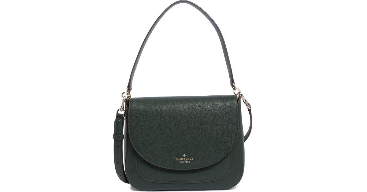 Kate Spade Kailee Medium Flap Shoulder Bag in Black | Lyst