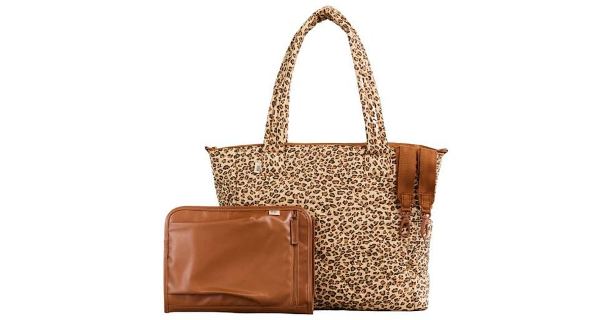 BEIS Reversible Cotton Canvas Tote Diaper Bag in Brown | Lyst