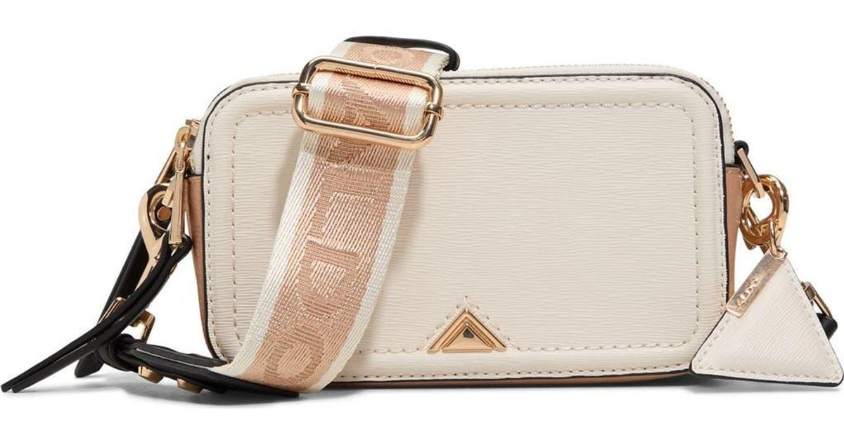 ALDO Dwuma Crossbody Bag in Natural | Lyst